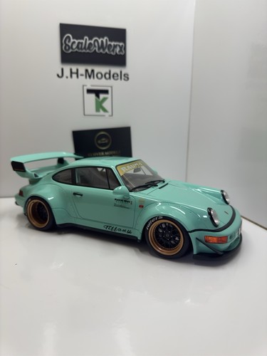 RWB Tiffany - Porsche 911 (964) - Peppermint Green - GT Spirit - 1/18 ...