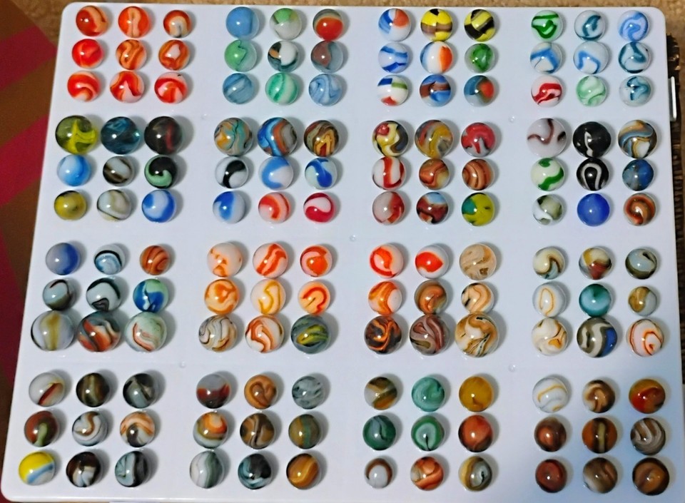 144 Jabo/DAS Vintage Corkscrew*Swirl*Patch Marble Lot | eBay