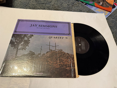 JAY SIMMONS QUARTET ‘N NM LP bass singer Harvesters Prophets Plainsmen ...