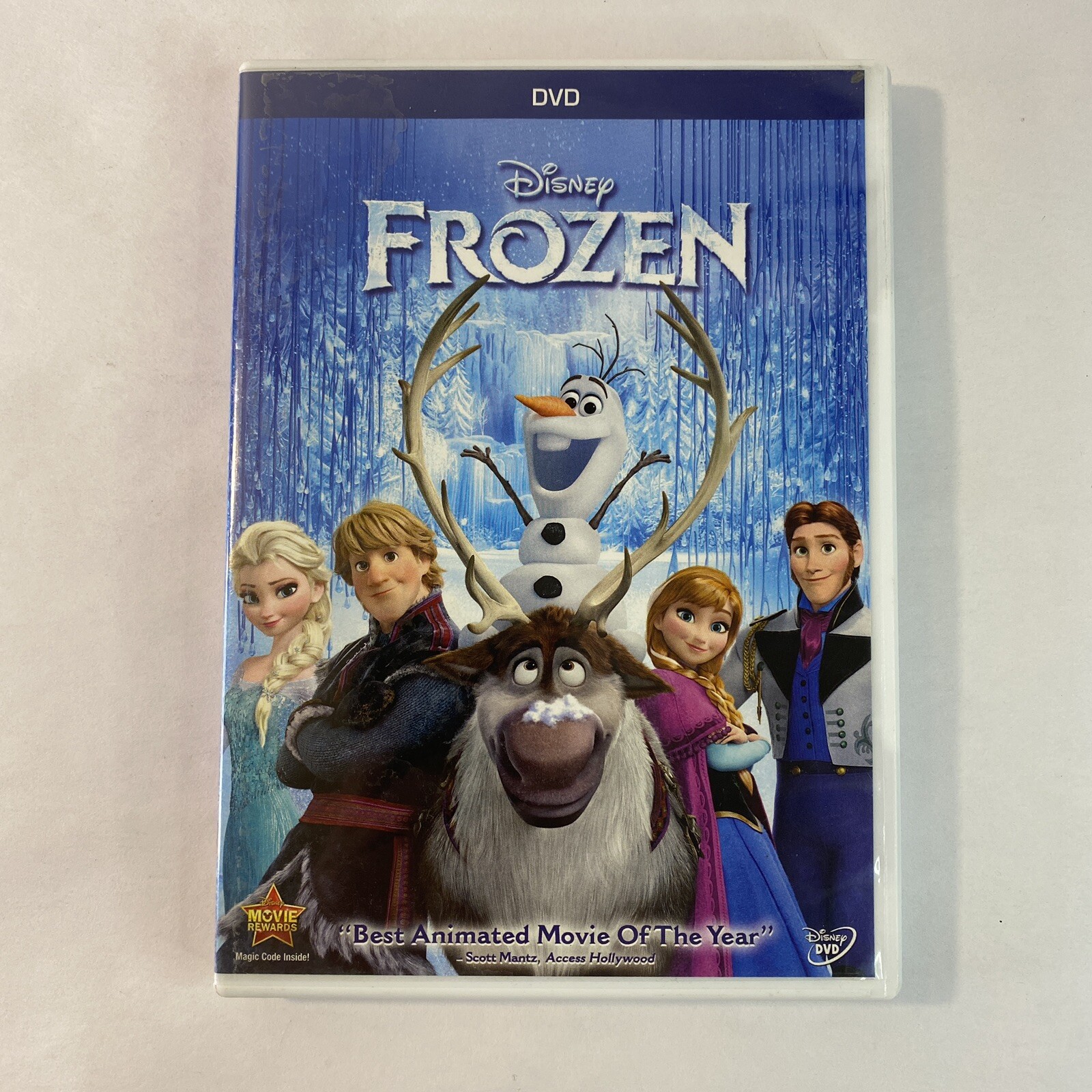 Disney Frozen Dvd Front Cover