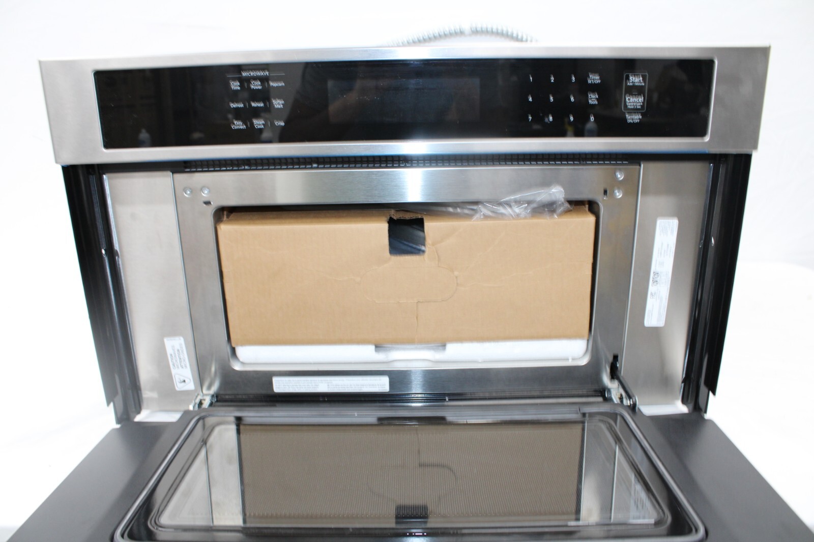 KitchenAid KMBP100ESS 1.4 Cu. Ft. Built-In Convection Microwave ...