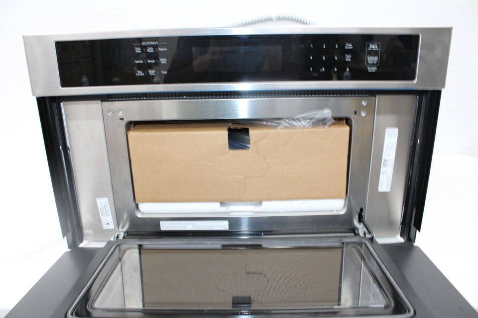 KitchenAid KMBP100ESS 1.4 Cu. Ft. Built-In Convection Microwave ...