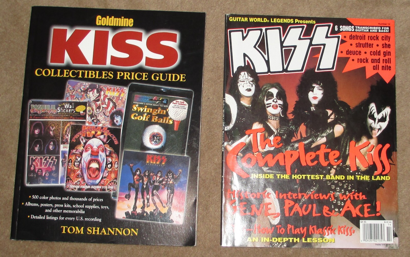 Kiss Price Guide and 5 OOP Magazines | eBay
