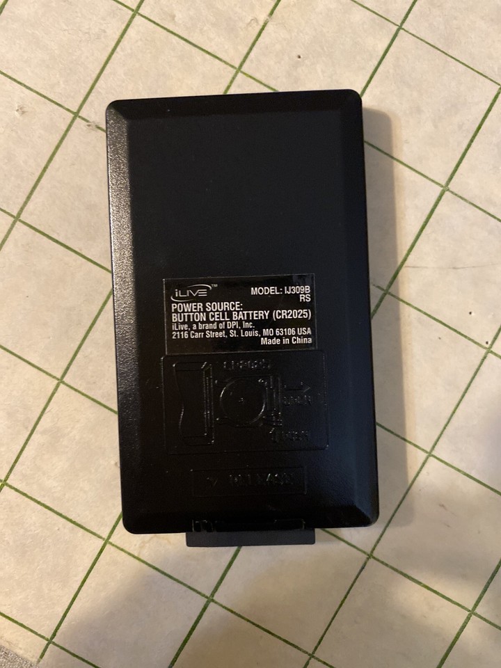 NEW iLIVE REM-IJ309B IPOD DOCKING STATION KARAOKE AUDIO Remote Control ...