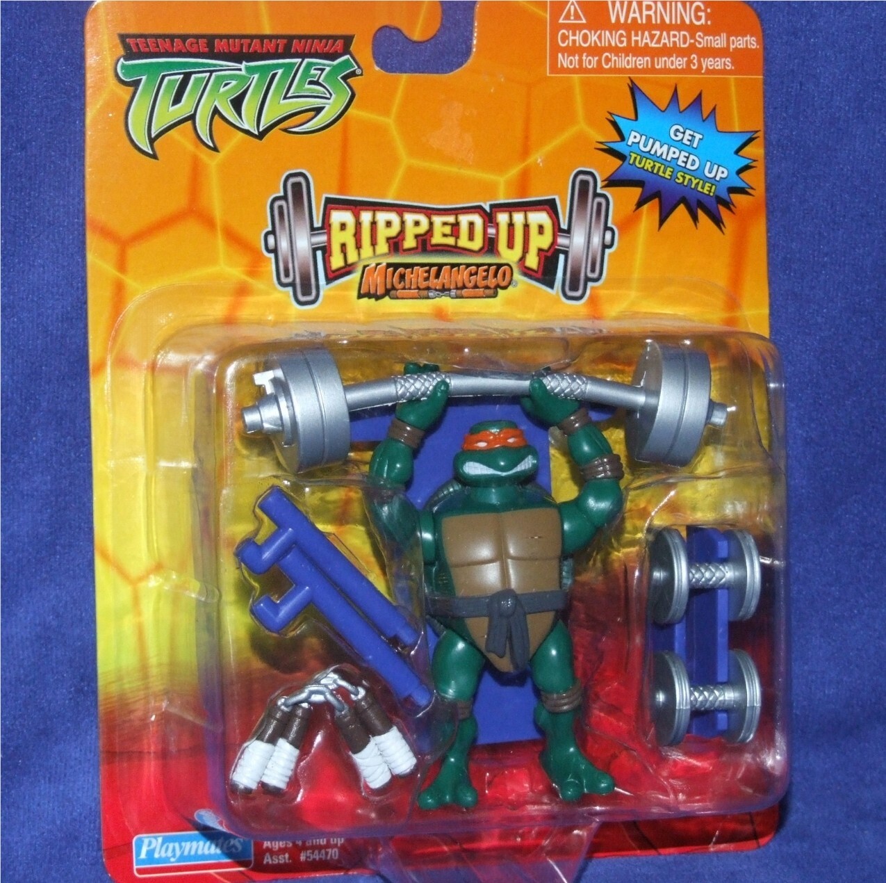 Teenage Mutant Ninja Turtles Michelangelo Ripped Up New Factory Sealed ...