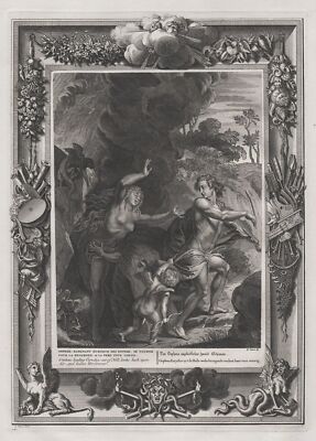 Orpheus Eurydice Eurydike Greek Mythology Engraving Picart | eBay