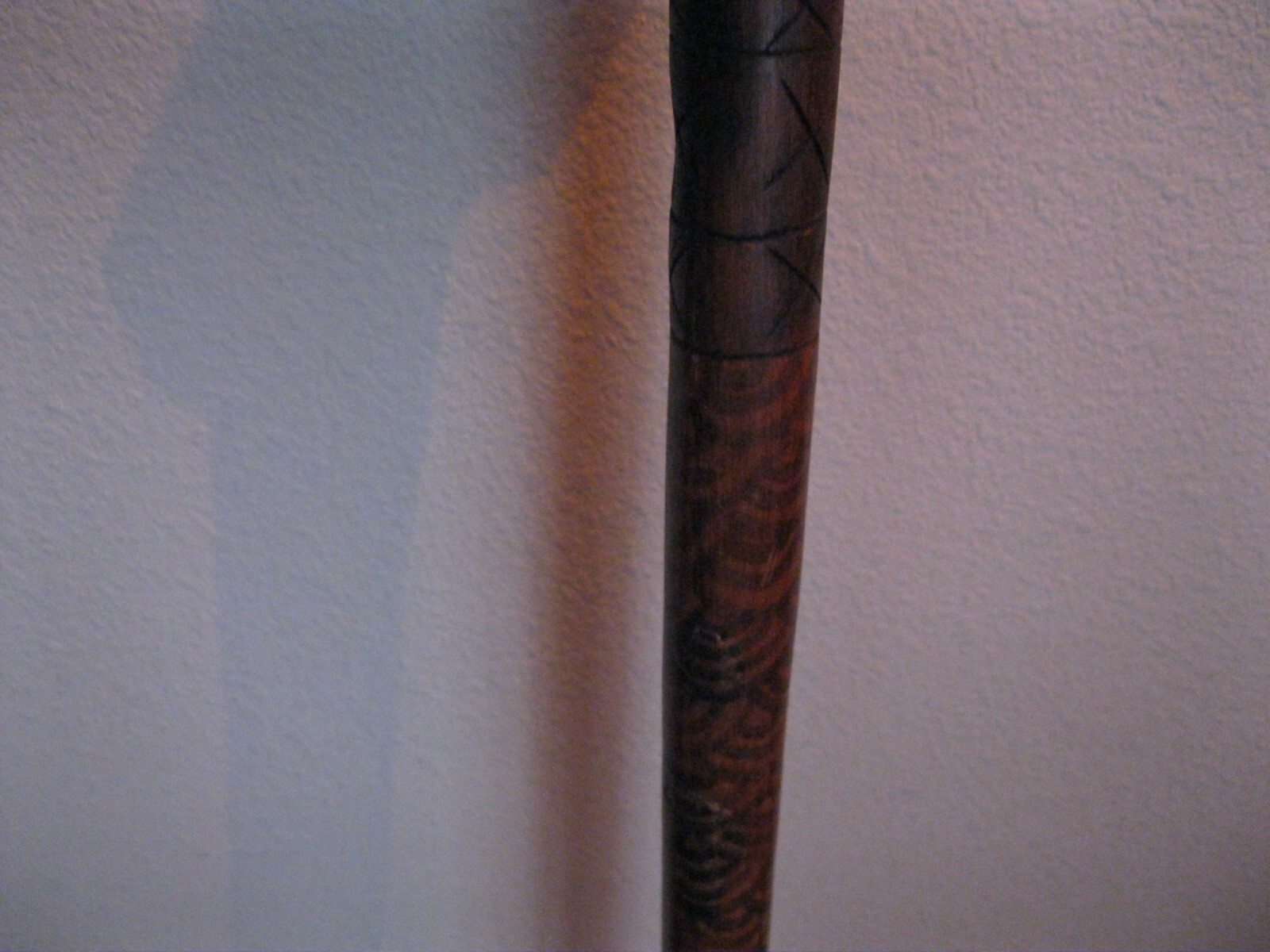 Vintage Wooden Tribal African Walking Stick Cane w/ H… - Gem