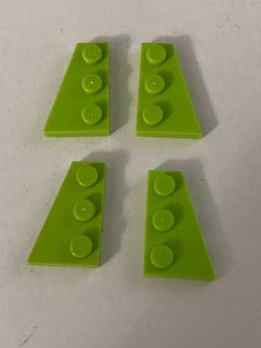 LEGO Parts (4pcs) 2x3 Right & Left Wing Plates /Wedges, 43722 43723 ...