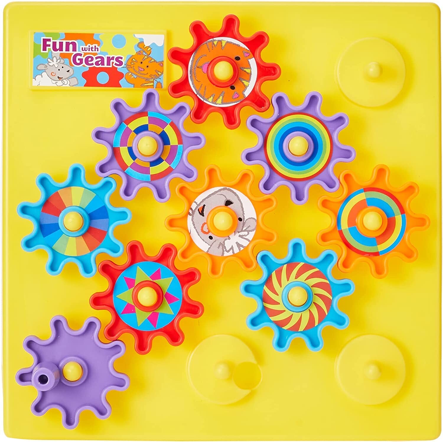 Autism Calming Sensory Toys Fun With Gears Toy Children Visual Aid ADHD ...