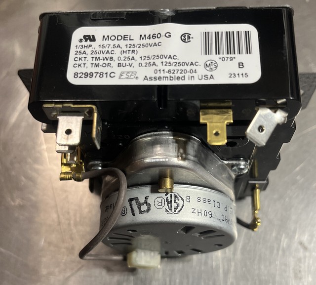 Whirlpool M460-G Timer - Black for sale online | eBay