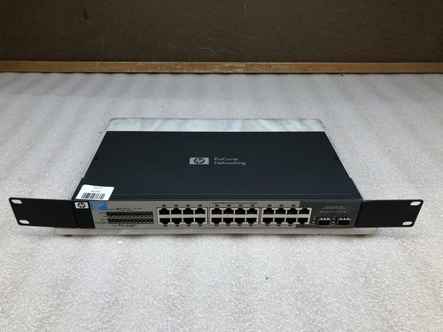 HP Pro curve 1410-24G Switch J9561A 24 Gigabit Ports 2 SFP ports | eBay