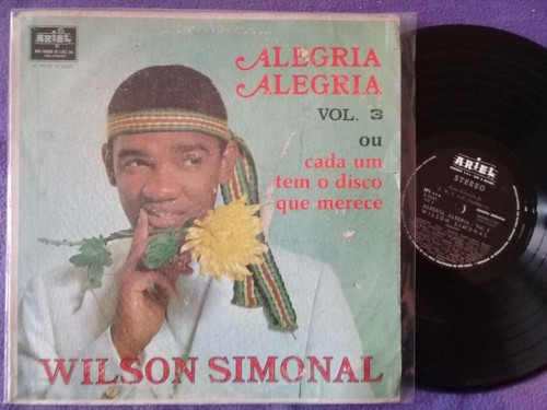 LP WILSON SIMONAL ALEGRIA VOL 3 STEREO ARGENTINA ARIEL 5001 SPANISH ...