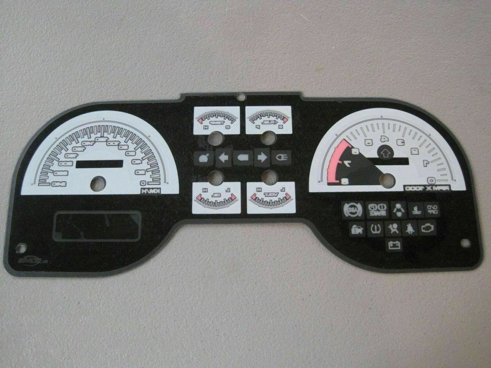 OEM SALEEN SPEEDOMETER GAUGE CLUSTER FACE APPLIQUE 240 KPH KM/H ...