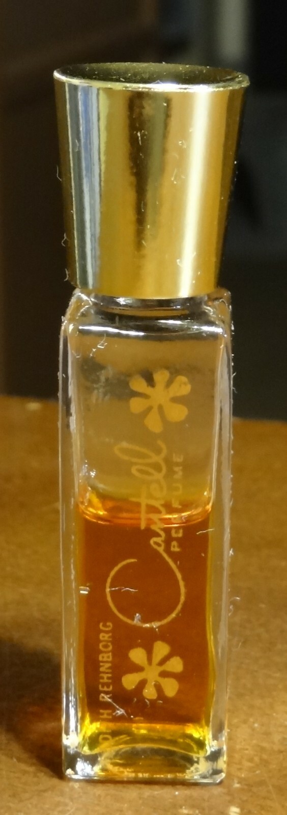 Vintage Edith Rehnborg Cosmetics Mini Miniature "CAMTELL" Perfume 0.25 ...