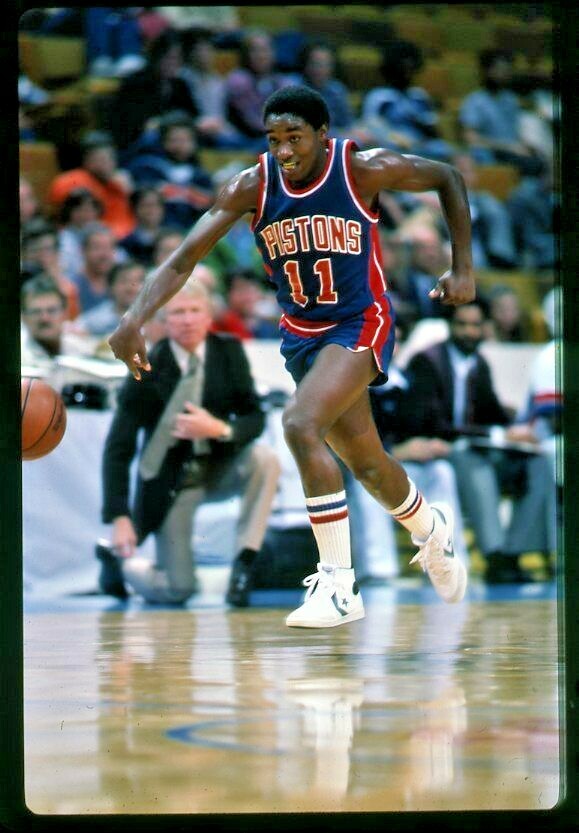 ISIAH THOMAS INDIANA UNIVERSITY DETROIT PISTONS PACERS NEW YORK NBA ...