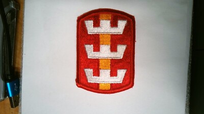 MILITARY PATCH SEW ON COLORED US ARMY 130TH ENGINEER BRIGADE | eBay
