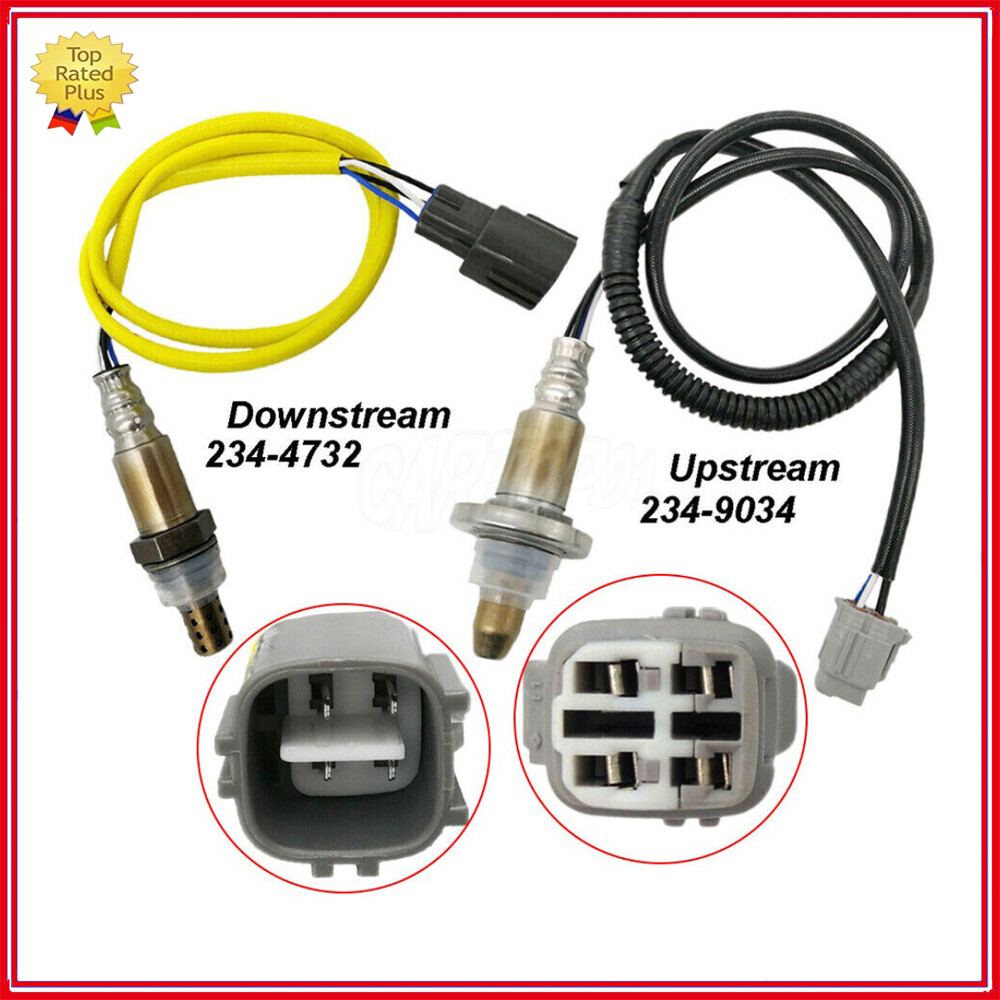 2PCS Upstream Downstream Oxygen Sensor For Subaru Impreza WRX STI 2.5L ...