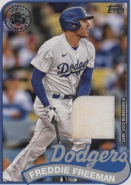 2024 Topps Series 2 - 1989 Topps Baseball Relics Freddie Freeman #89R2 ...