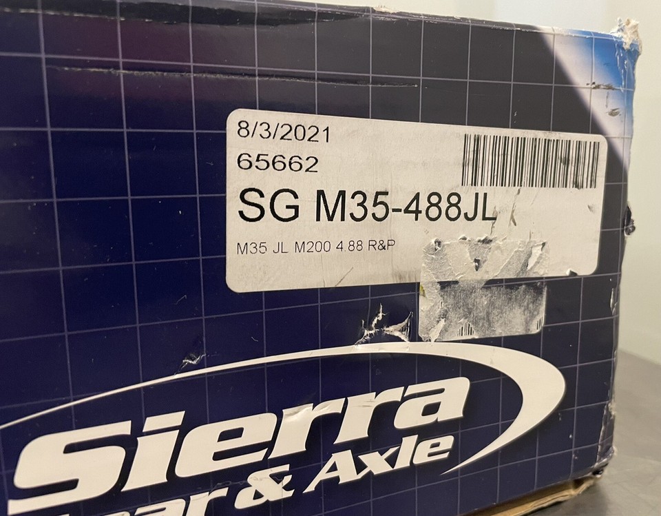 Sierra Gear M35-488JL Ring & Pinion Set M35 JL M200 4.88 R&P NEW! SHIPS ...