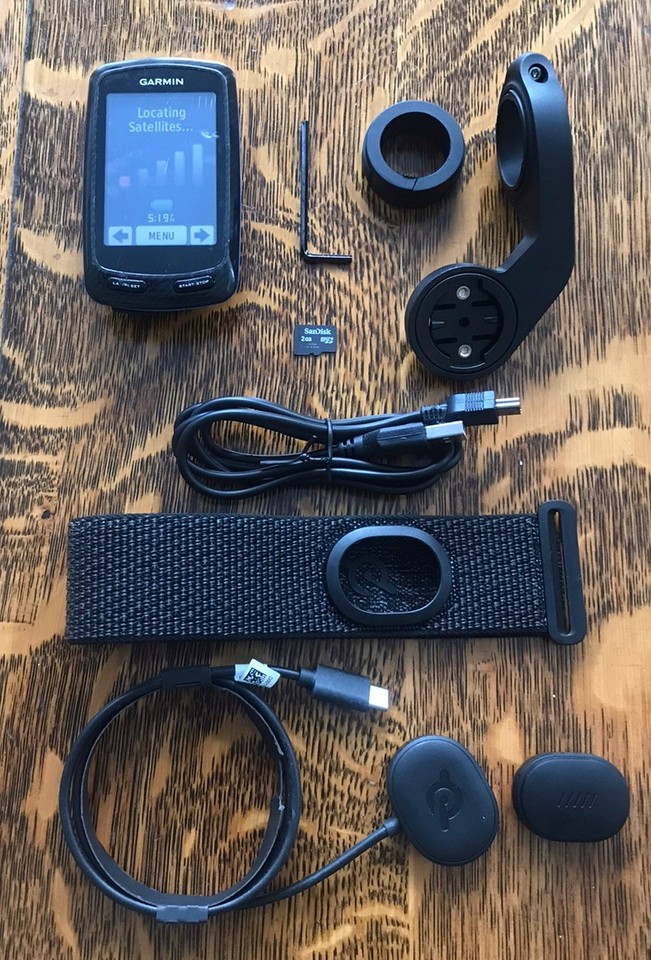 Garmin EDGE 800 GPS Bike Computer with Heart Rate Monitor and Mount ...