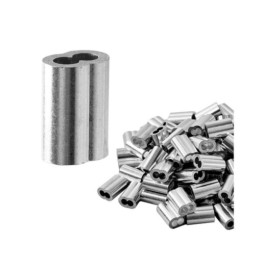 HSTECH 3/32" (2.5mm) 100PCS Aluminum Crimping Loop Sleeve for Wire Rope, Cabl... | eBay