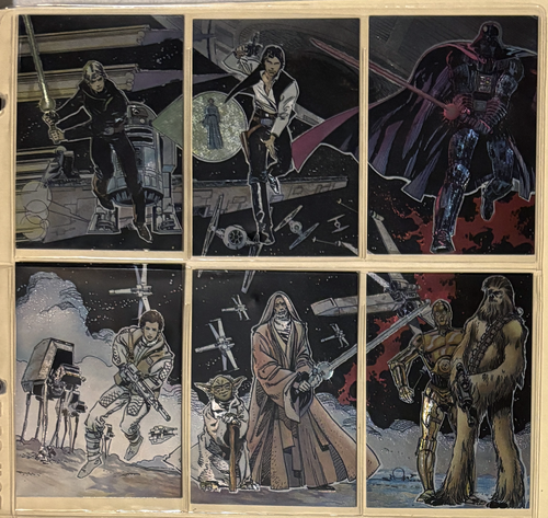 Star Wars Galaxy Walter Simonson Etched Foil Art 6 Card Series 1 Insert ...