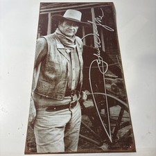 Desperate Enterprises John Wayne Signature Tin Sign 8.5" W " H for sale ...