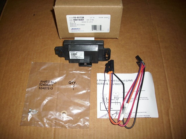 Updated ACDelco 15-81773 Blower Control Module GM 19260762 for sale ...