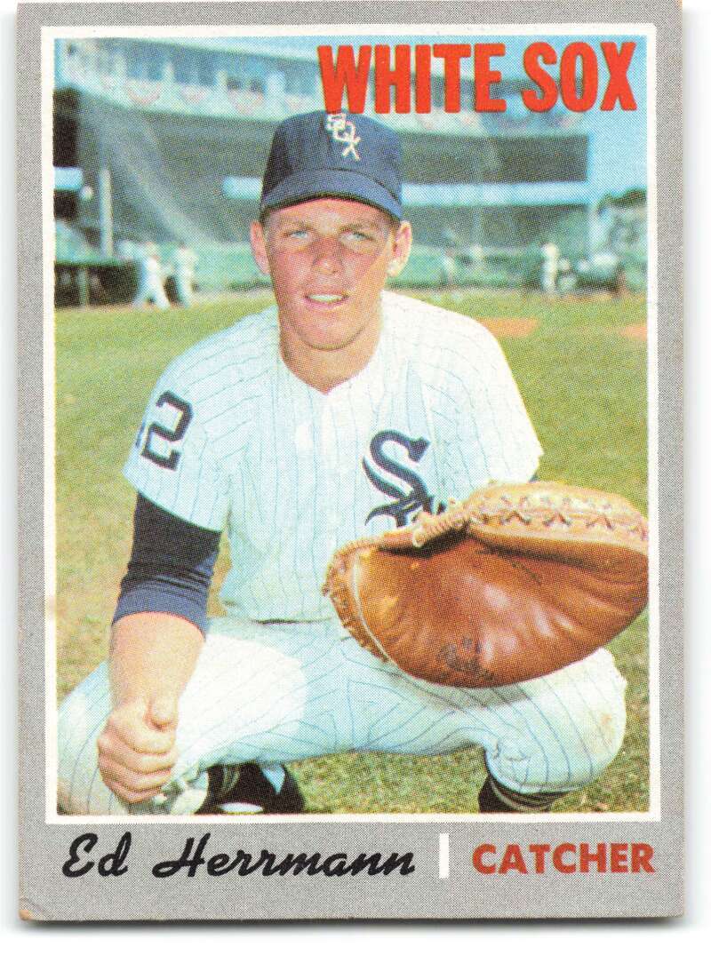 1970 Topps #368 Ed Herrmann VG/EX Very Good/Excellent White Sox ID ...