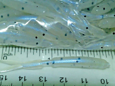 75 Lot 2-1/4" SEGMENTED MINNOW Soft Plastic Fishing Lures Baits Crappie ...