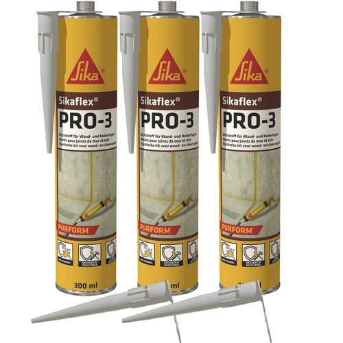 Sikaflex-PRO-3 witterungsfester Dichtstoff; Dichtmasse, 300ml, 3er Set ...