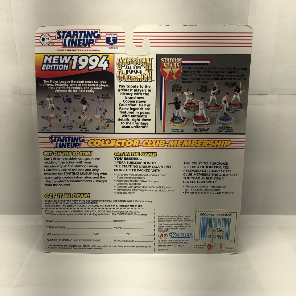 1994 Edition Starting Lineup Cal Ripken Jr Collectible | eBay