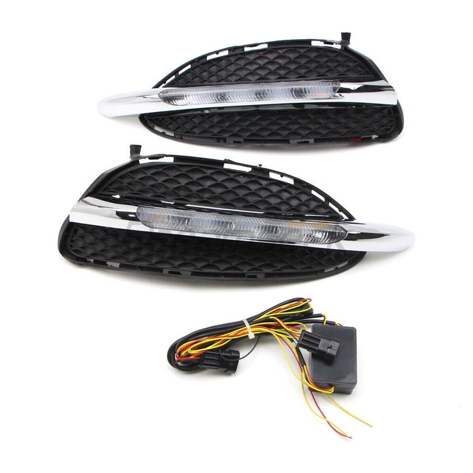 LED Day Running Light For Mercedes-Benz E-Class W212 14-16 Daylight DRL ...