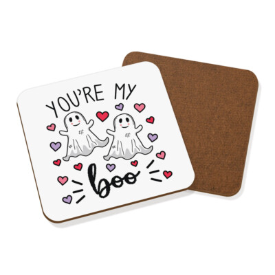 You're My Boo Ghost Coaster Drinks Mat Love Valentines Wife Girlfriend ...