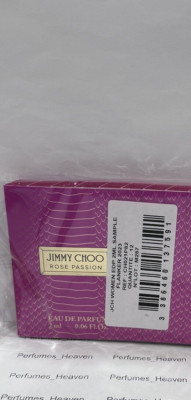 6x Jimmy Choo Rose Passion Eau de Parfum EDP Spray Sample 2ml each (Lot ...