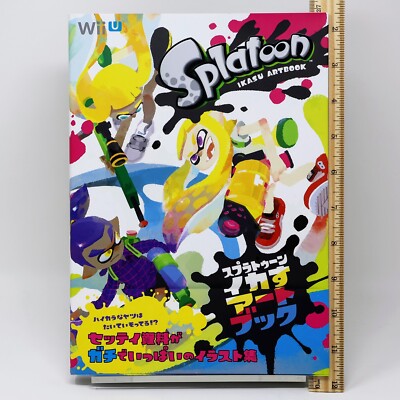 Splatoon 1 Squid Ikasu Design Works Art Book Nintendo 319 FULL COLOR ...