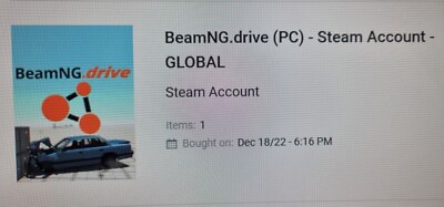Steam account with BeamNG:drive | eBay Australia