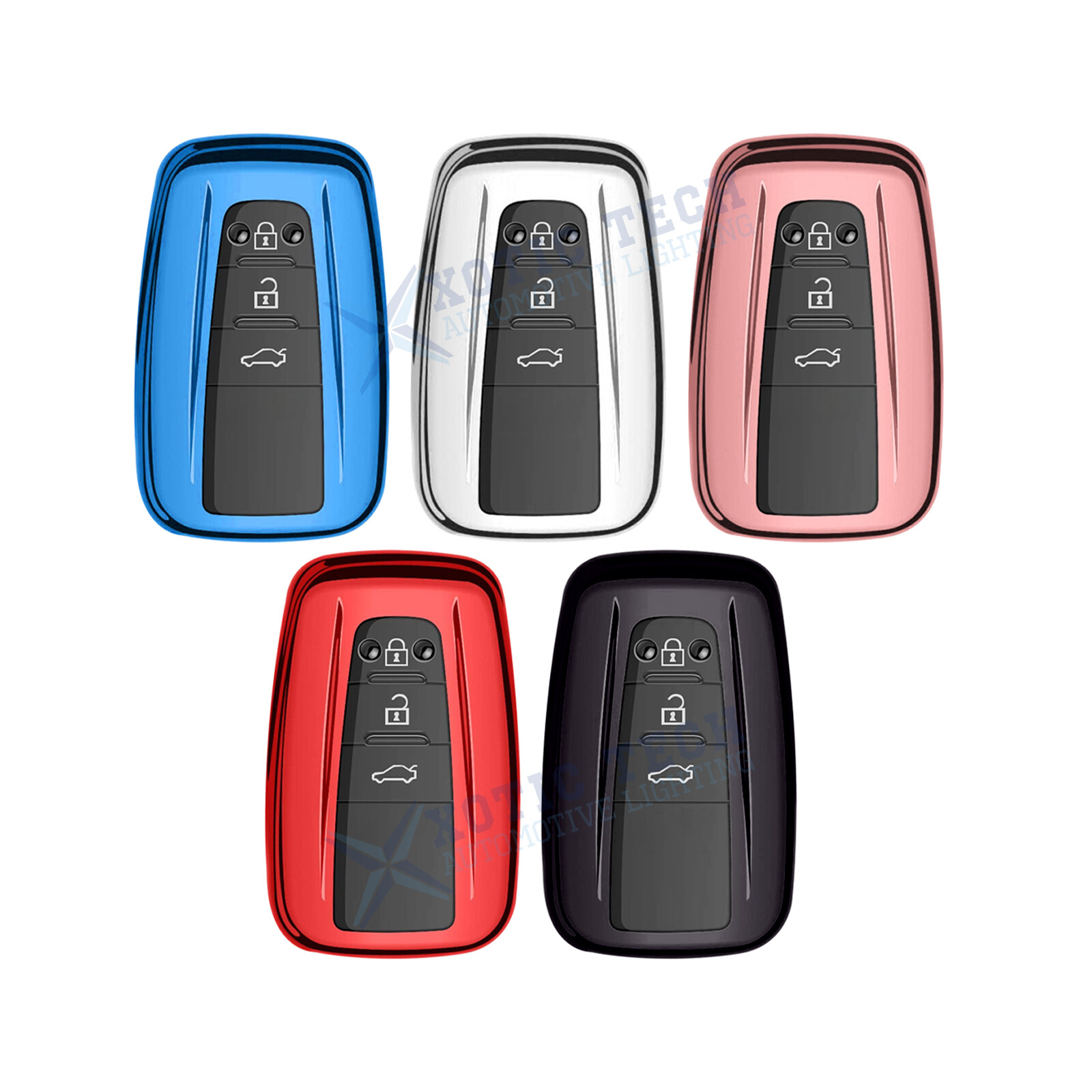 Key Fob Cover Protector Skin For Toyota Corolla Camry RAV4 Tacoma ...
