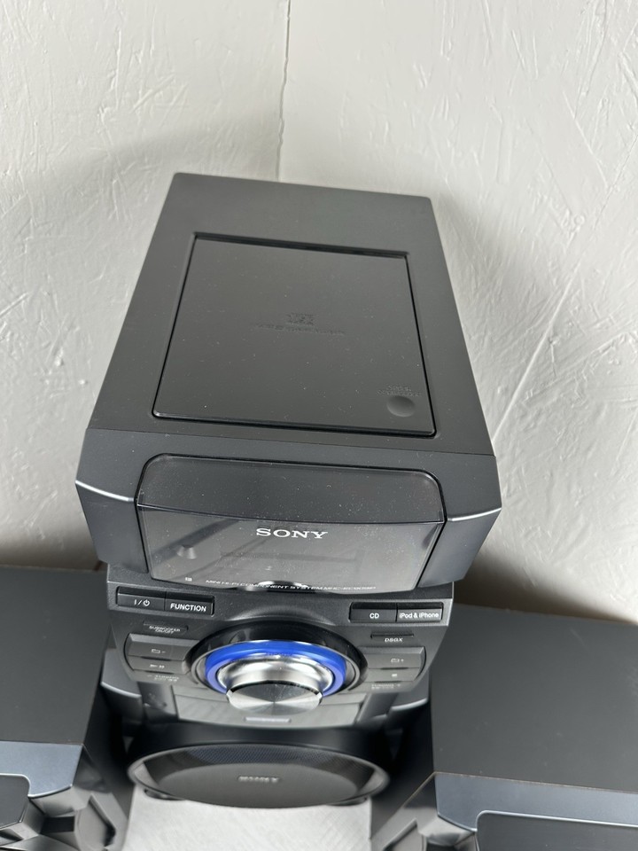 Sony MHC-EC909IP Mini Hi-Fi Component Shelf System Home Stereo CD iPod ...