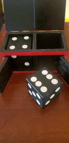 Vintage Rare Sucker Sliding Die Dice Box Magician Magic Trick Illusion ...