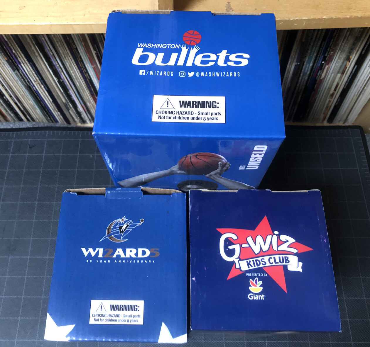 Lot (3) Antawn Jamison/Beal/Wes Unseld Washington Bullets/Wizards SGA ...