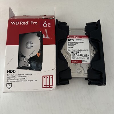 Western Digital 6TB WD Red Pro NAS Internal Hard Drive, 256MB Cache ...