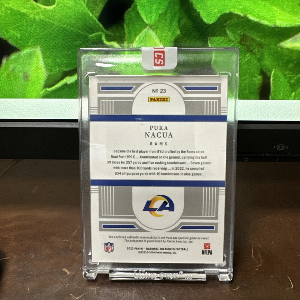 2023 National Treasures Puka Nacua Rookie Patch Auto /99 RPA Sealed | eBay