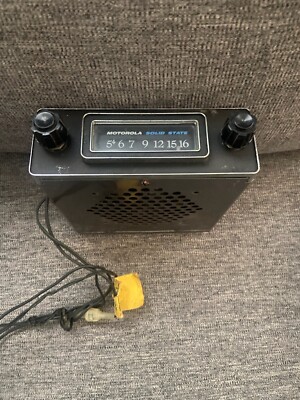 Vintage MOTOROLA Solid State CAR AM RADIO | eBay