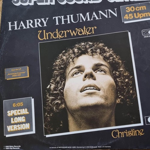 Harry Thumann - Underwater 12'' Vinyl Maxi Germany | eBay