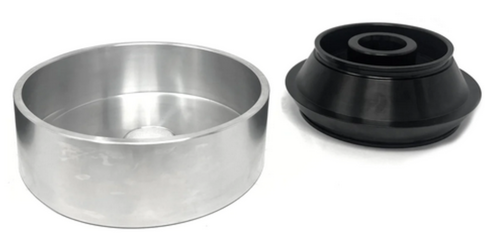 40mm Shaft Wheel Balancer 4.72" - 6.85" Truck Dual Collet Cone & Spacer ...