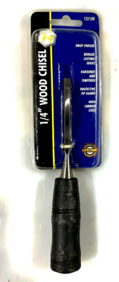 WOOD CHISEL 1/4" Woodworking Carving Chisel Hand Tools Carbon Steel ...