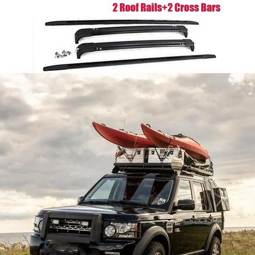 2PCS Roof Rail Rack Cross Bars Fits for Land Rover Discovery LR3 LR4 ...