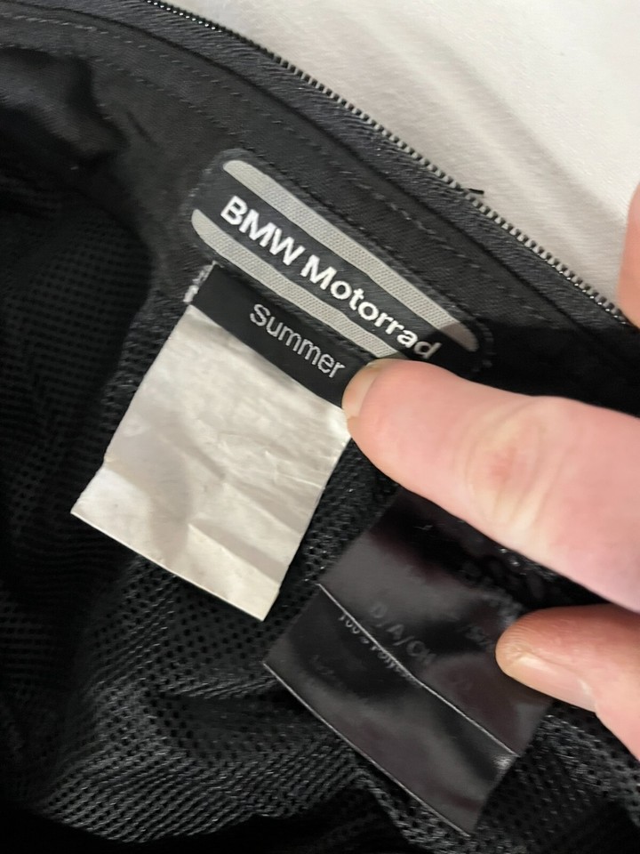 BMW Motorrad Mid-Weight Riding Pants Pads Black 38/31 Great Condition ...