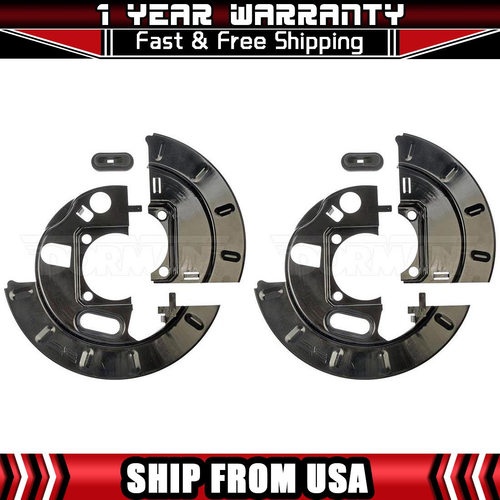 2 Piece Dorman Rear Disc Brake Backing Plate 2PCS for Chevy GMC Pickup ...